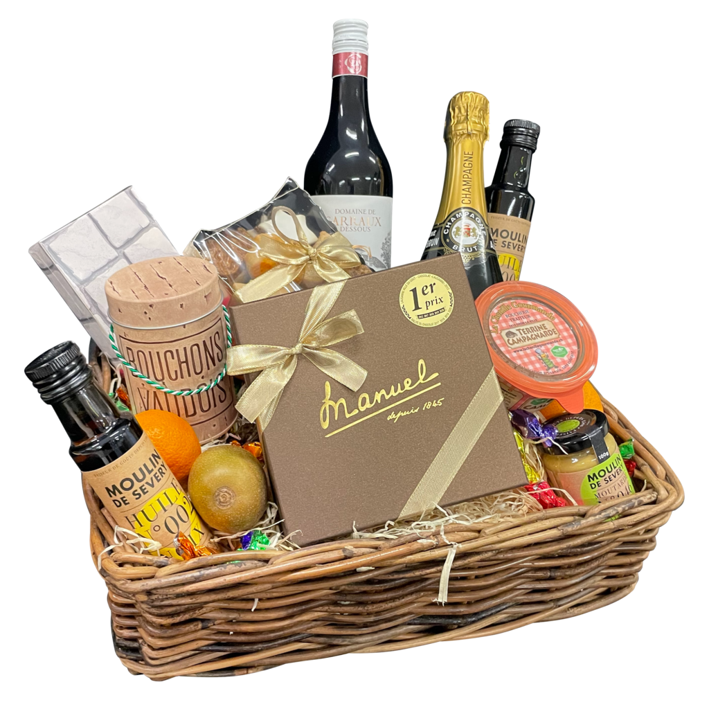 Paniers cadeaux MANUEL - Panier LA CÔTE à offrir pour les Fêtes